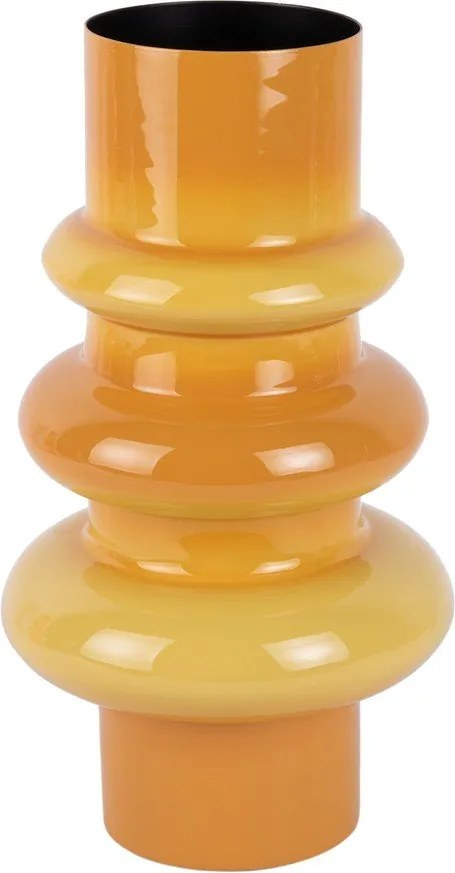 Oranžová železná váza (výška 30 cm) Grato – PT LIVING