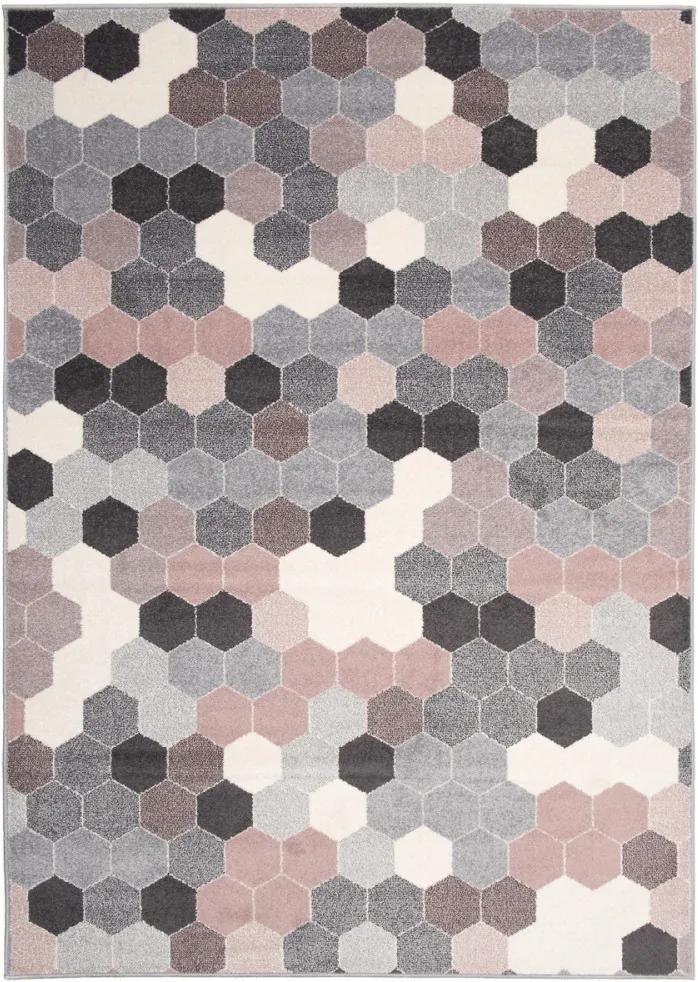 Kusový koberec Trend šedo růžový, Velikosti 120x170cm | BIANO