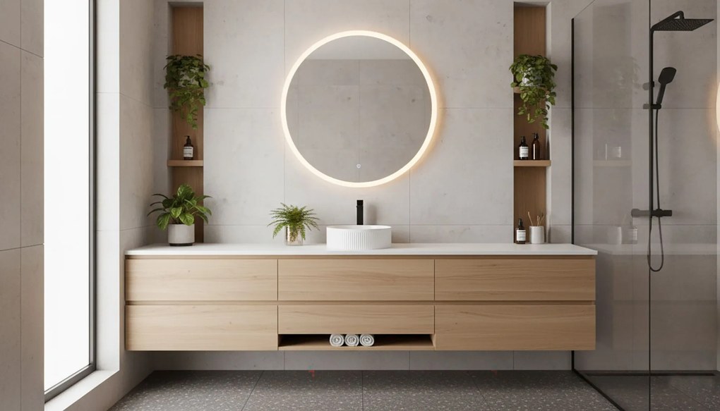 Rea Selina, umyvadlo na desku 355x355x110 mm, bílá, REA-U6945