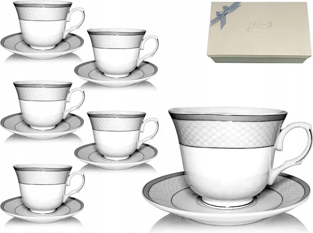 Šálek Bella Fiore porcelán 250 ml 6 ks
