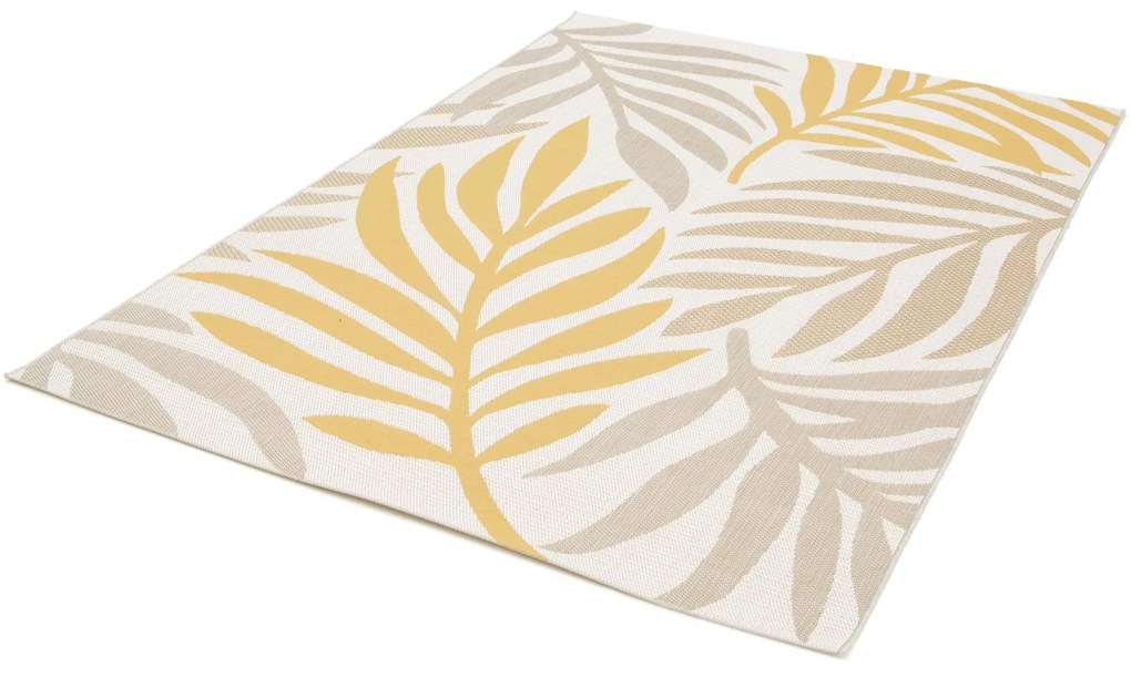 Balta, TRHÁK: Kusový koberec RE_FRESH 37513-657 – na ven i na doma, 160x230, žlutá, chodba / předsíň