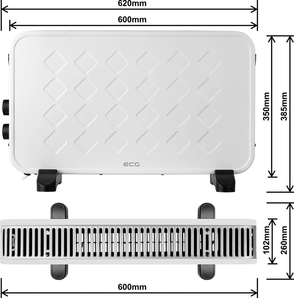 ECG TK 2070 White