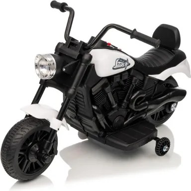 Elektrická motorka STAR bílá