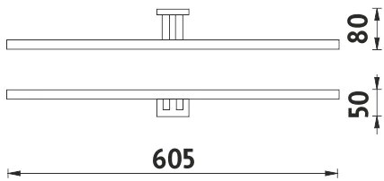 Nimco Držák na ručníky dvojitý KE 22060D-26