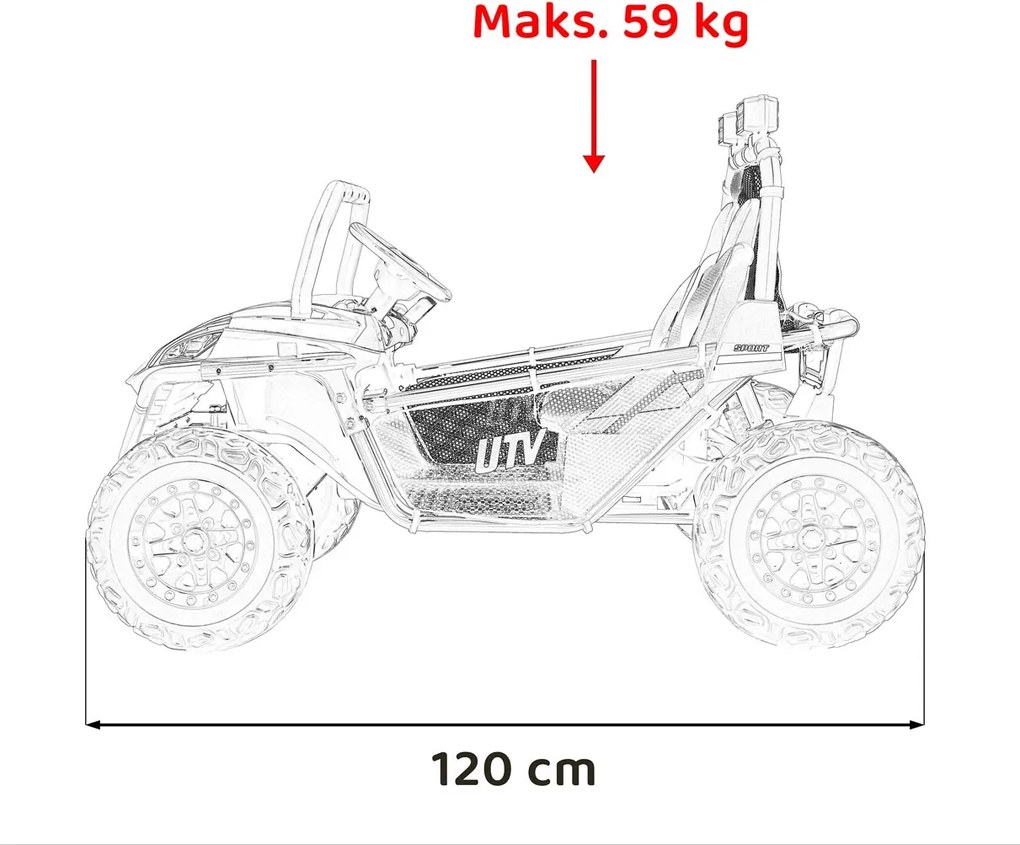 Ramiz Bugina Buggy FASTER červená