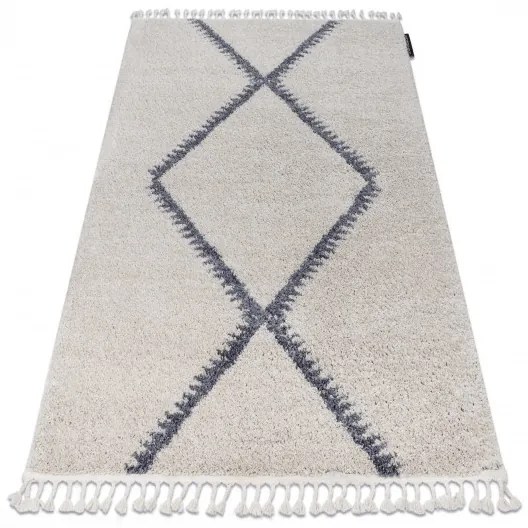 Dywany Łuszczów, Kusový koberec Berber Maknes B5910 cream and grey, 80x150, béžová, ložnice