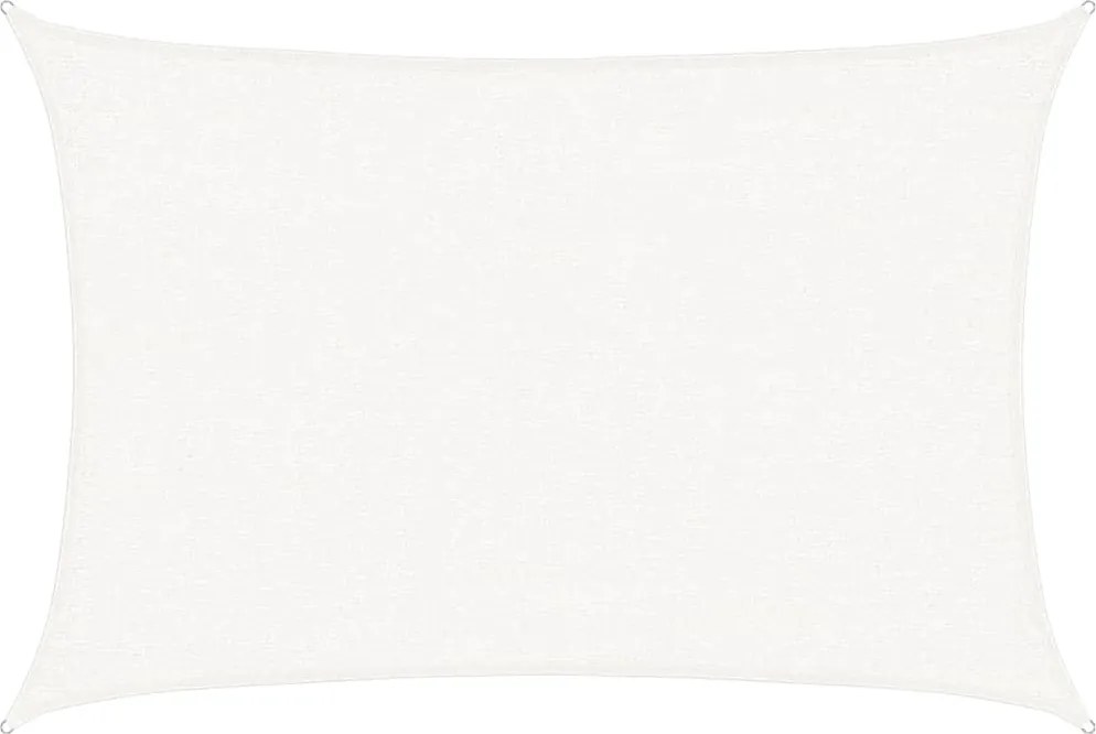 Plachta proti slunci 160 g/m² bílá 2 x 3 m HDPE 311227