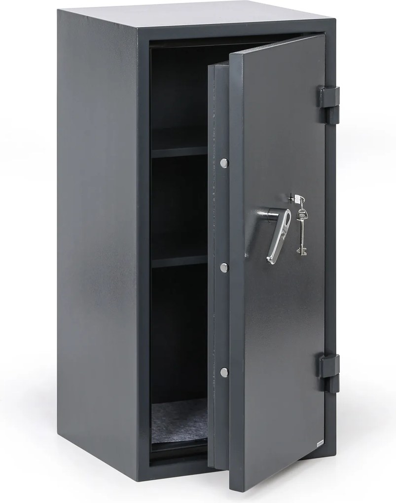 Ohnivzdorný nábytkový trezor s klíčovým zámkem, třída S2, 980 x 480 x 435 mm