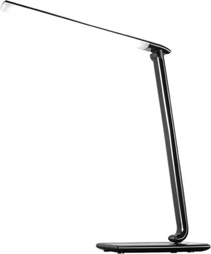 LED stolní lampička stmívatelná USB, 12W, volba teploty světla, černý lesk