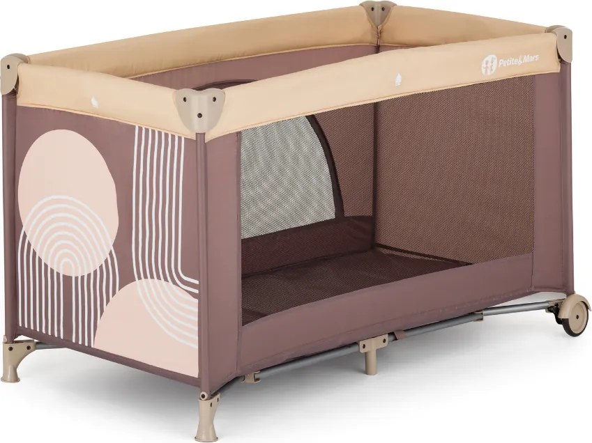 Petite & Mars Postýlka cestovní Nyja Urban Jungle Sand