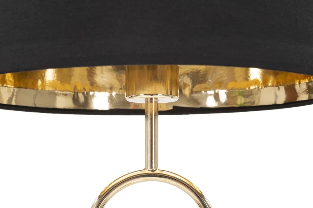 Stolní lampa Bubble 61 cm černo-zlatá