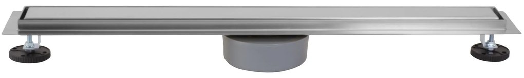 Rea Neox Pro, odtokový sprchový žlab 60 cm, broušená ocel, REA-G5807