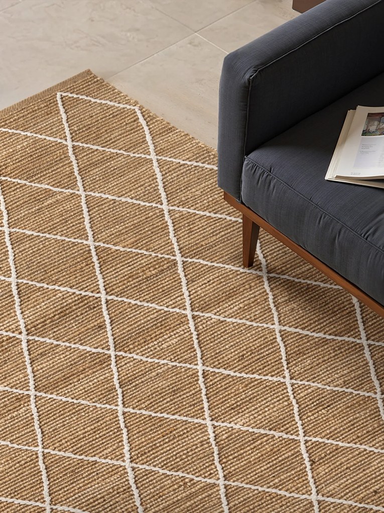 Hanse Home, Kusový koberec Kunu 106208 Natural Gold White, 80x150, béžová, chodba / předsíň
