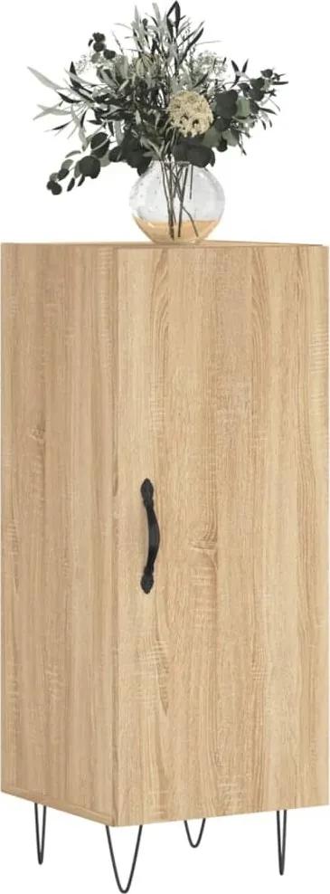vidaXL Příborník 34,5 x 34 x 90 cm kompozitní dřevo [828535] Barva: šedá sonoma