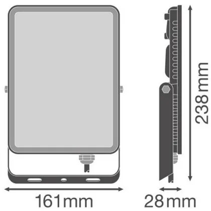 LED reflektor LEDVANCE Essential 50W 3000K teplá bílá IP65