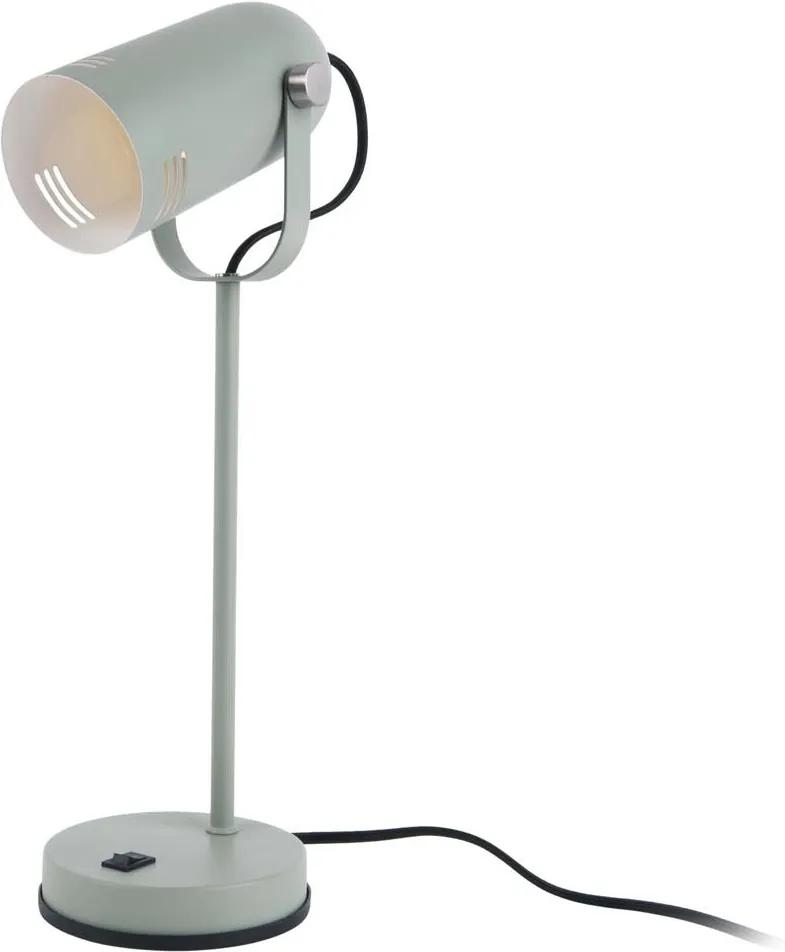 LEITMOTIV Stolní lampa Husk šedá ∅ 12,5 × 46 cm