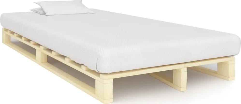 vidaXL Rám postele z palet masivní borovice 120 x 200 cm [285264] Barva: barva dřeva