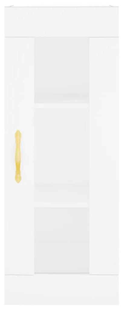 Skříň highboard bílá 34,5 x 34 x 180 cm kompozitní dřevo
