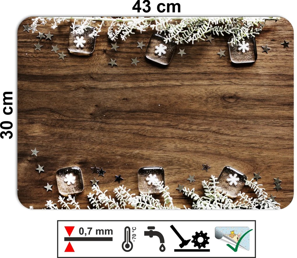 PokojovaDekorace.cz, Vánoční prostírání - 075, Dekorace, 43x30cm