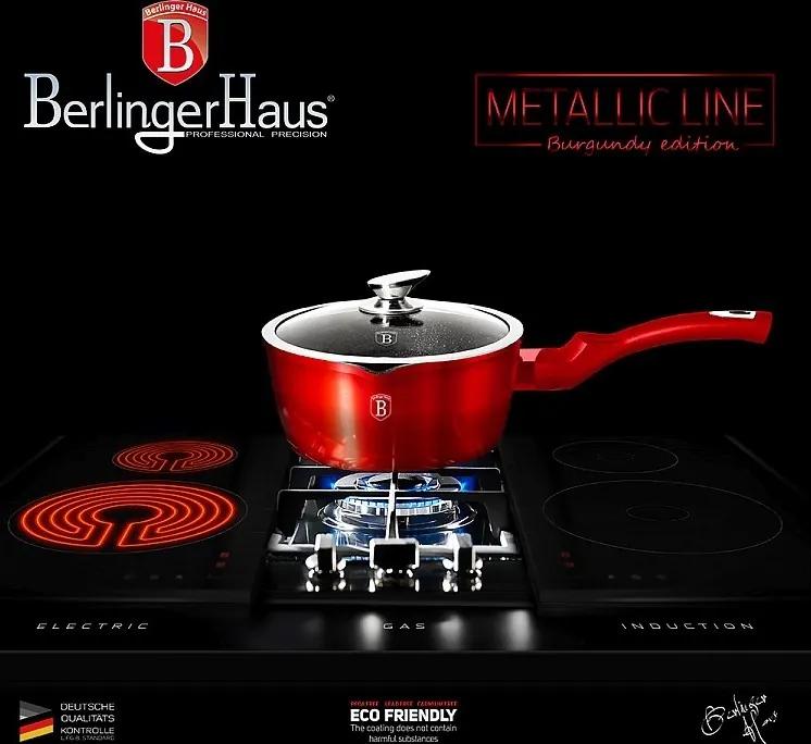 Rendlík Berlingerhaus s poklicí s mramorovým povrchem 16 cm Burgundy Metallic Line BH-1525 [6002279]