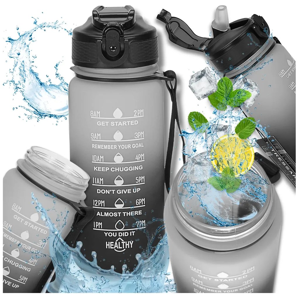 Camerazar Sportovní láhev TRESSARI 600 ml BPA Free z pevného PC pro zdravé pití