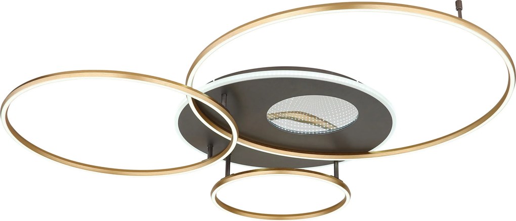 XXXLutz STROPNÍ LED SVÍTIDLO, 126.4/105.3/13 cm Globo - Stropní svítidla - 004558343502