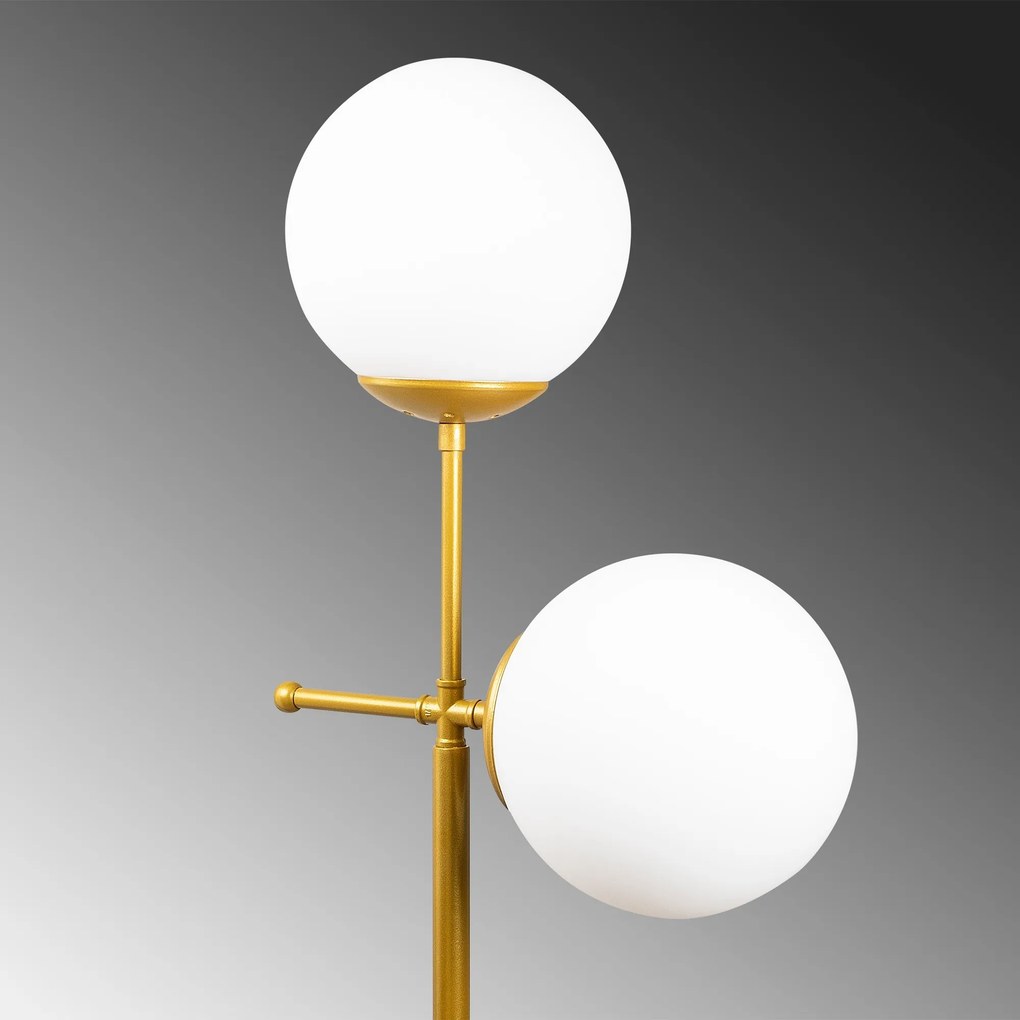 OPVIQ Stojací lampa MUDONI mosaz 892OPV1833