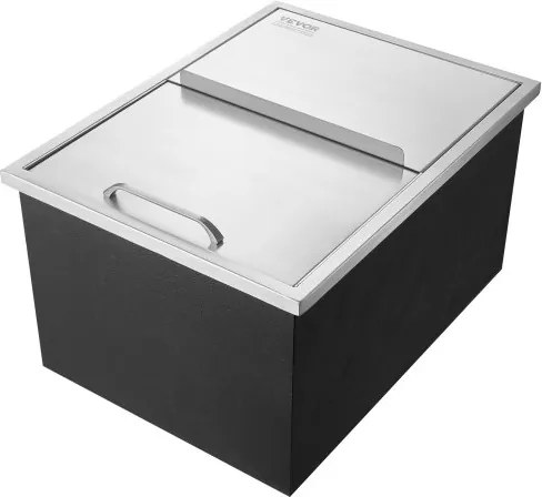 Nádoba na led, 61 cm D × 45,7 cm Š × 33 cm