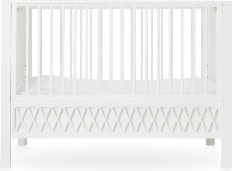 Bílá postýlka s nastavitelnou výškou/přístavná 60x120 cm Harlequin – Cam Cam Copenhagen Biano.cz