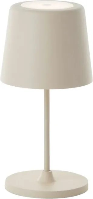 Brilliant G90939/09 Venkovní AKU stolní lampa KAAMI béžová USB-C