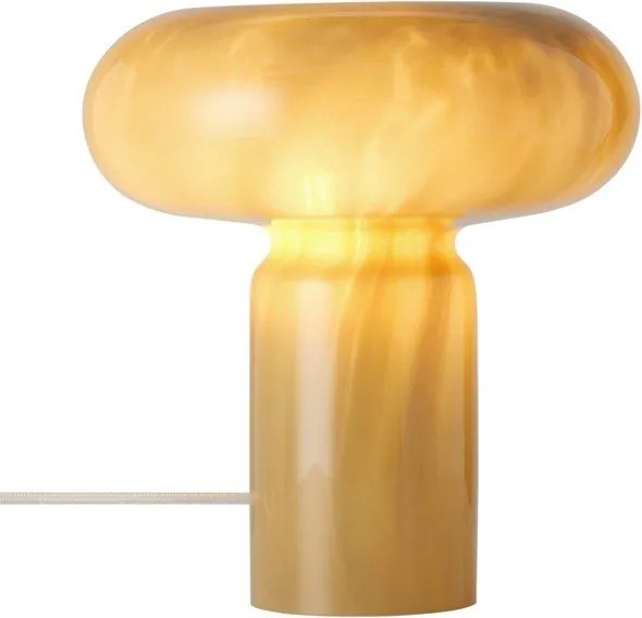 Khaki skleněná stolní lampa (výška 28 cm) Aurora – Ellos Home