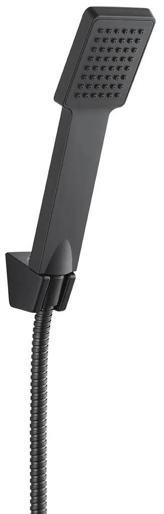 Kuchinox Orca, 1-bodová ruční sprchová souprava, černá matná, LAV-NKR_70AD