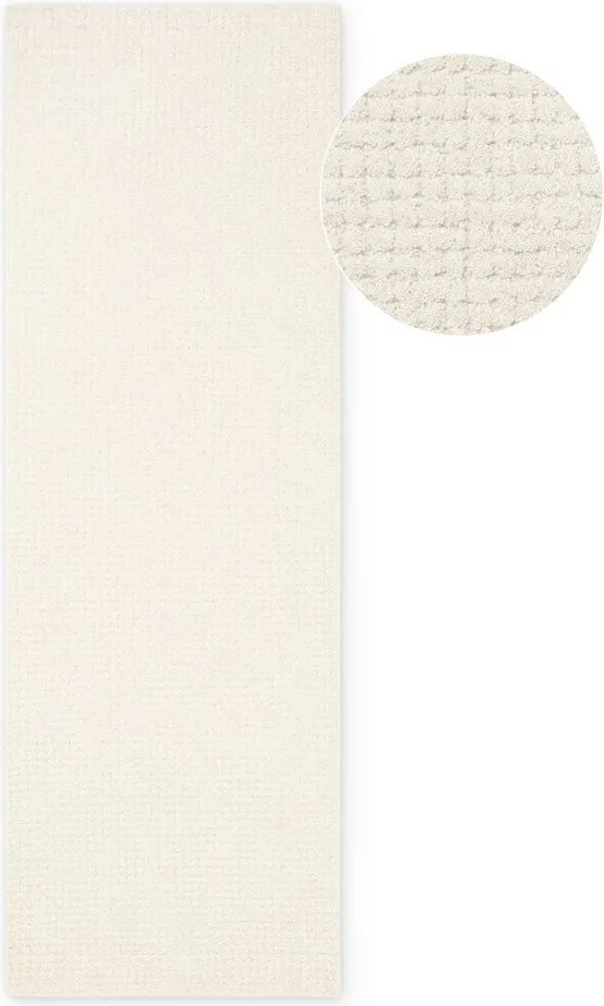 Krémový vlněný běhoun 80x250 cm Eloise – Hanse Home