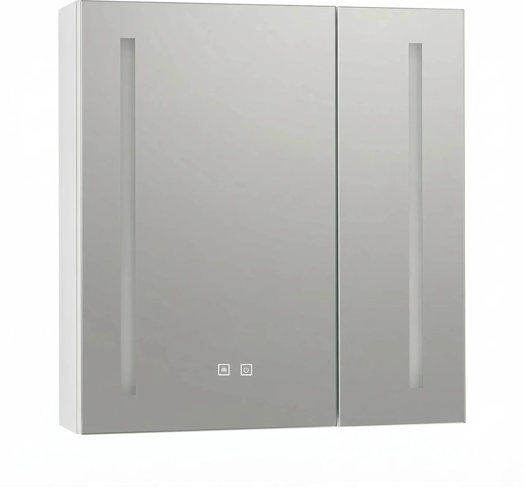 Rea Zrcadlová skříňka s LED osvětlením M1015-60 60x65