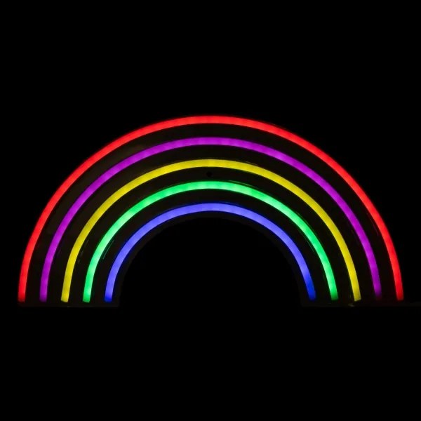 Atmosphera - LED Neonová nástěnná dekorace RAINBOW LED/5V