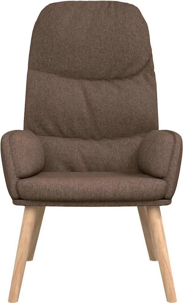 Relaxační křeslo taupe textil 340999