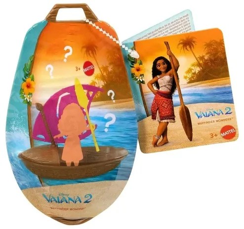 Mattel disney vaiana 2 - mini překvapení v kajaku, jbt68