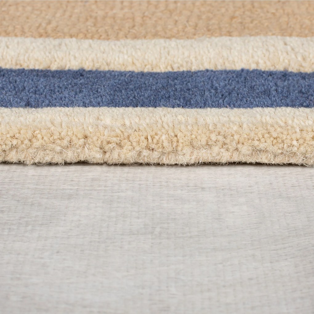 Flair Rugs, Ručně všívaný kusový koberec Illusion Retro Blocks Blue/Multi, 120x170, vícebarevná, ložnice