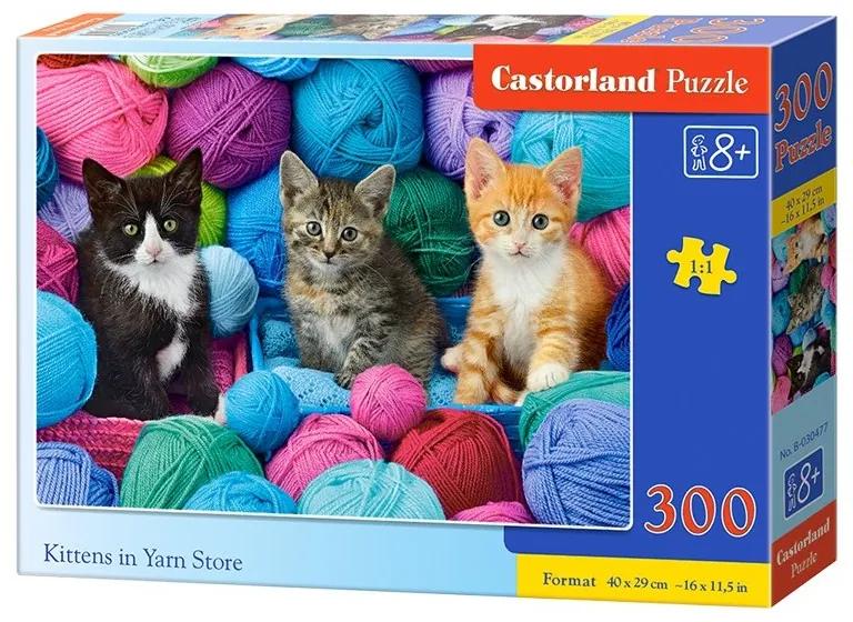 4788 Puzzle Castorland - Kočičky a klubíčka 300 dílků