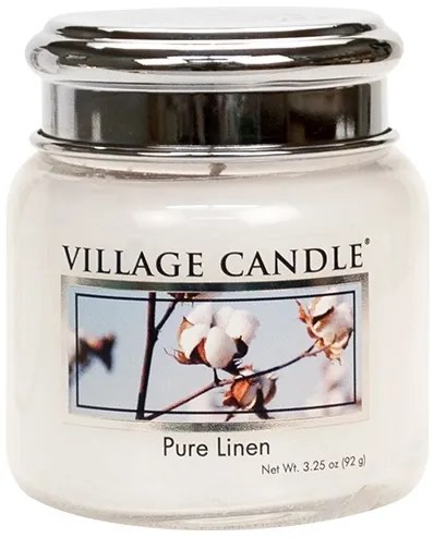 Village Candle Vonná svíčka ve skle, Čisté prádlo - Pure Linen, 3,75oz