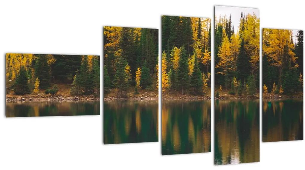 Obraz lesního jezera (110x60 cm), 40 dalších rozměrů