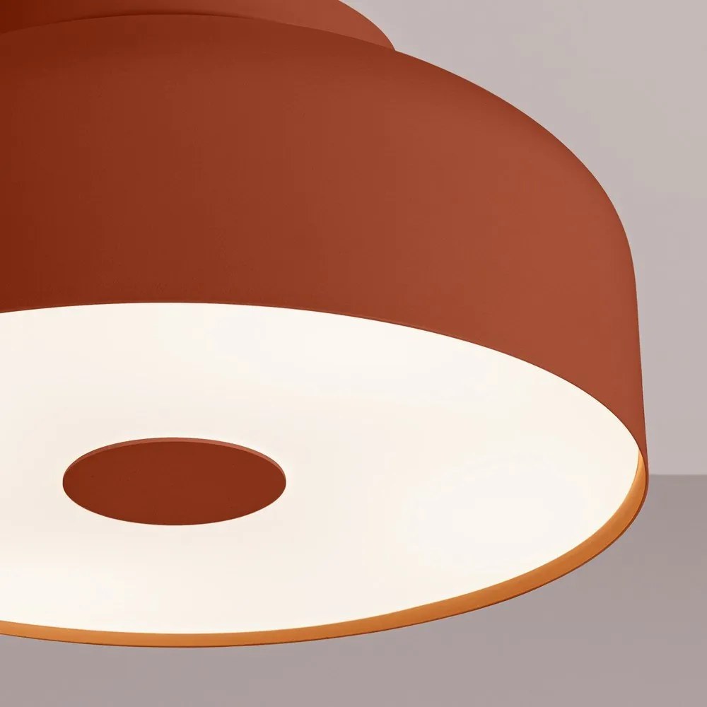 Oranžové kovové stropní svítidlo ø 30 cm Blacko – Sollux