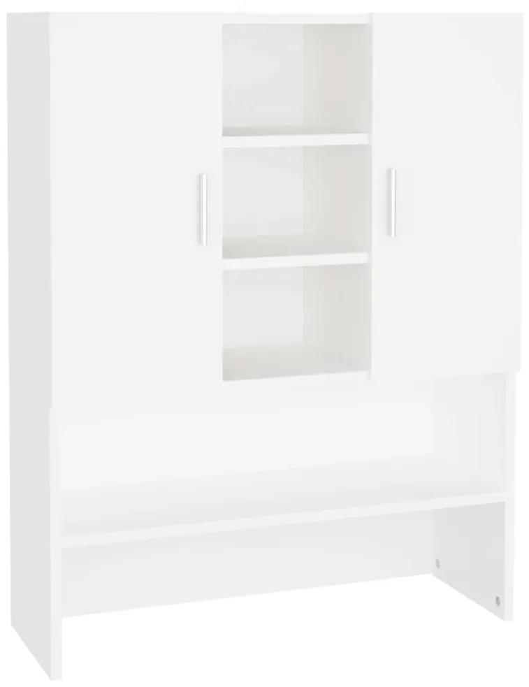 vidaXL Skříňka nad pračku bílá 70,5 x 25,5 x 90 cm