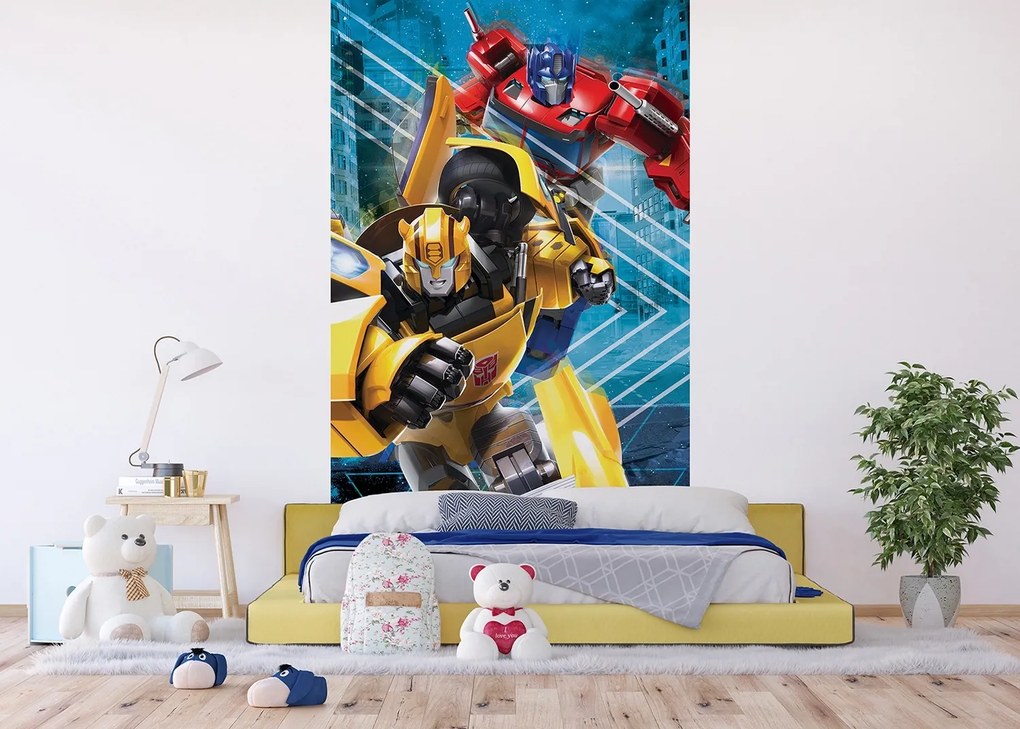 Dětská vliesová fototapeta na zed' Transformers | 150 x 270 cm | DFTD2P5623