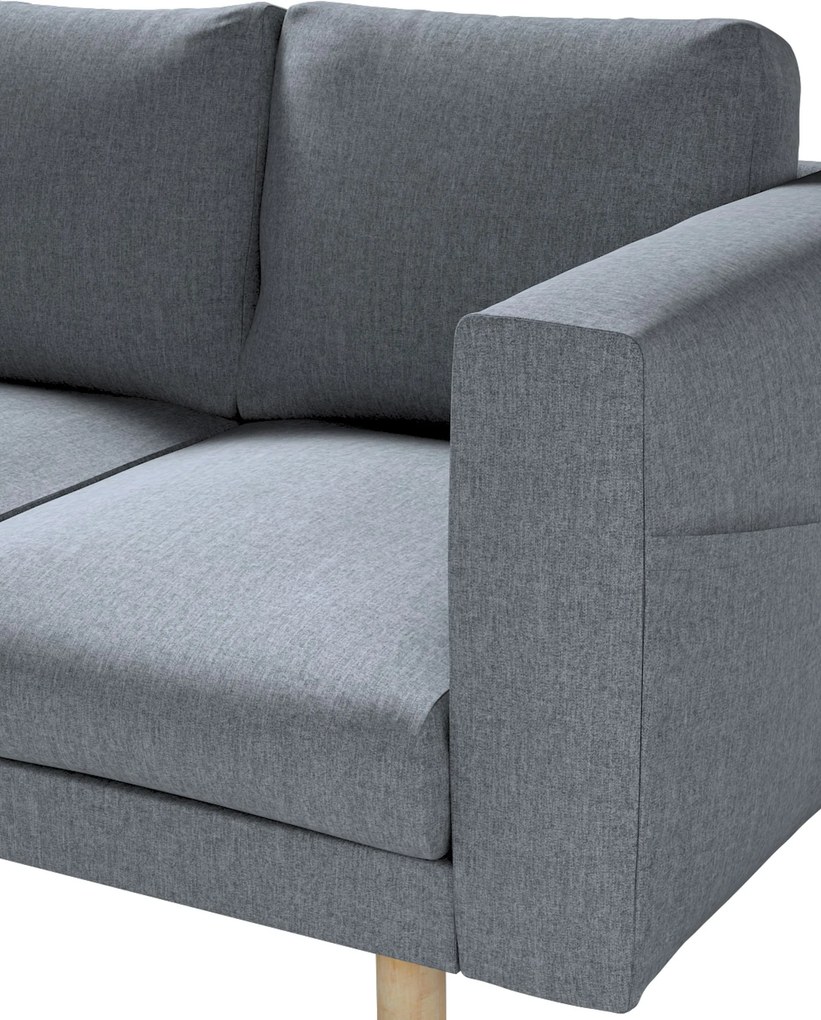 Potah na pohovku IKEA Norsborg 3-místná barva šedá látka pletený vzor