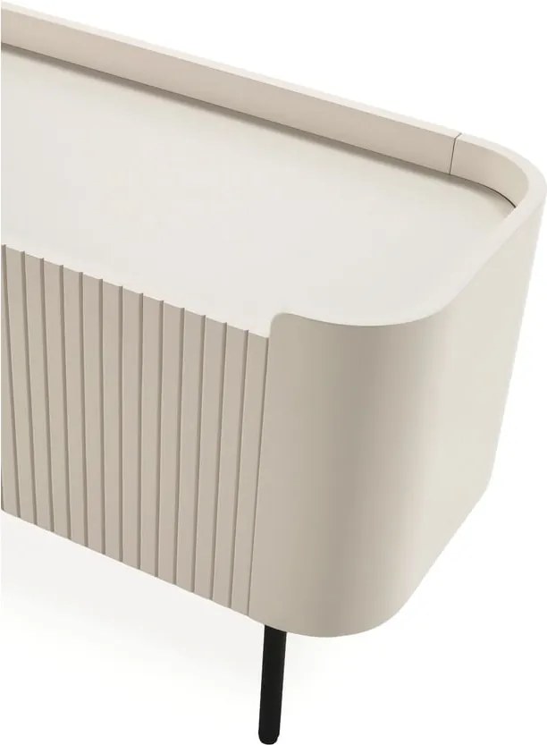 Krémový TV stolek 180x55x40 cm Willa – MOME
