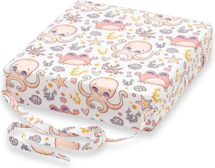 Podsedák pro děti New Baby BASIC chobotnice pink