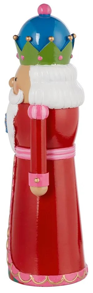 X-MAS Soška krále Melichar 20 cm - červená