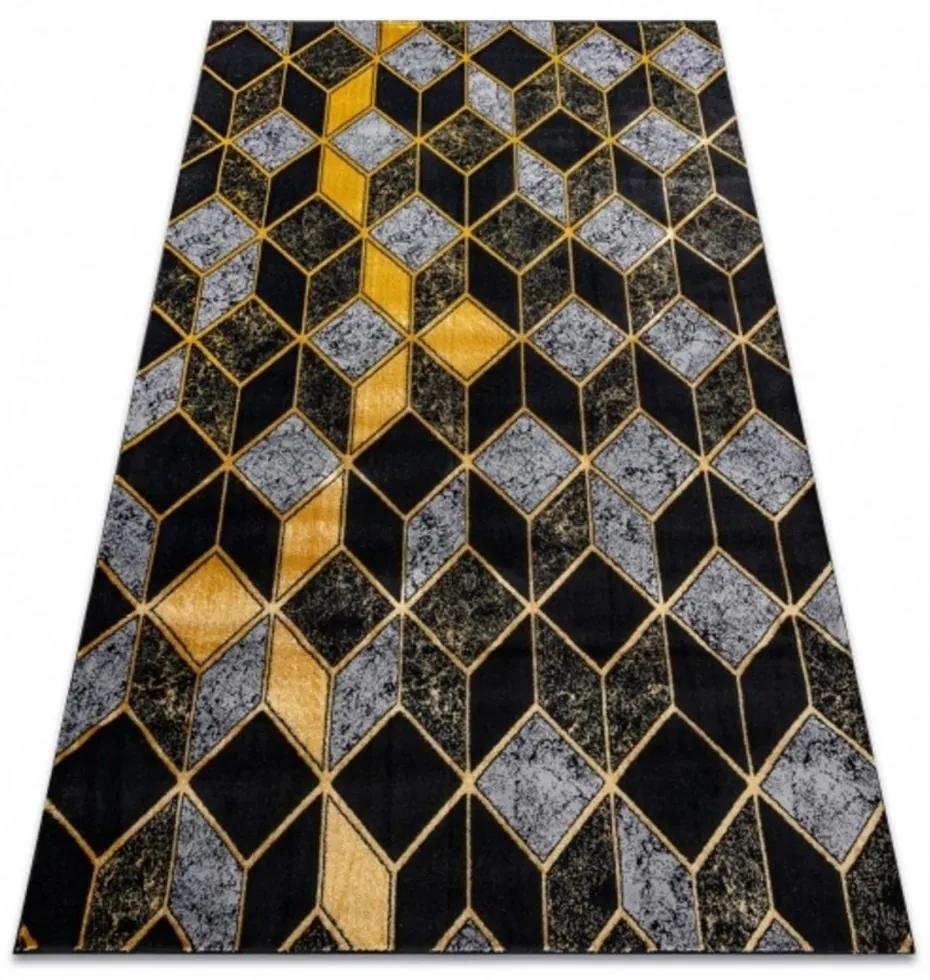Kusový koberec  Jón černý 2 70x250cm
