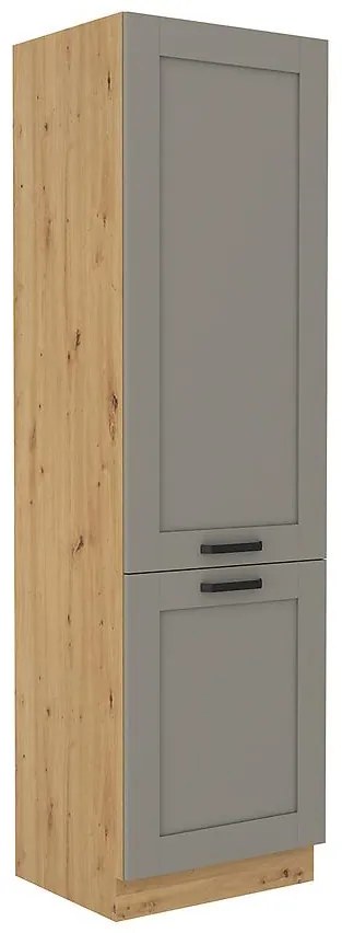 Kuchyňská skříňka Luna claygrey/artisan 60LO-210 2F